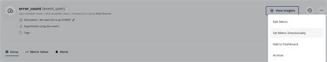 Less Is More Metric Directionality Statsig