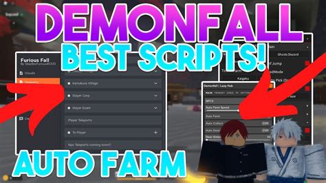 DemonFall Script 2023 Hack GUI Trinket Farm Godmode AutoFarm