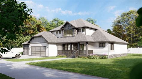 Boulder Ridge Two Story House Plan Mead Lumber