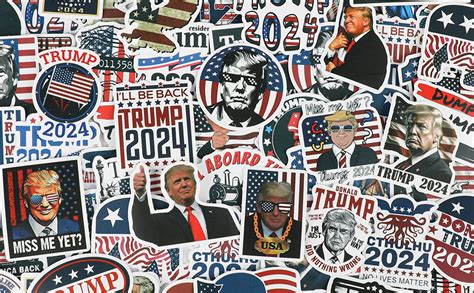 Ccinee 100 Pcs Donald Trump 2024 Stickerstrump 2024