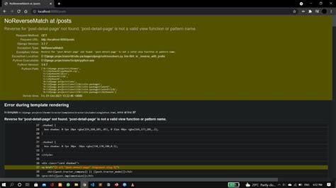 Django How Do I Fix This Getting No Reverse Match Error In Django CodeBugFixer