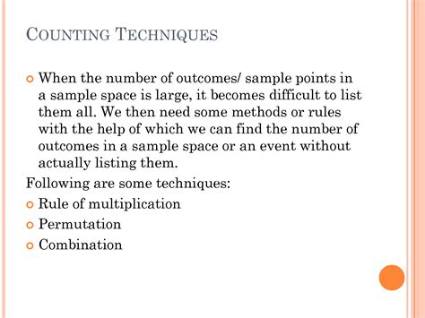 SOLUTION Probability Counting Techniques Studypool