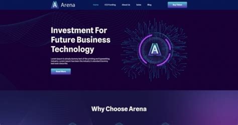 商业技术投资服务公司网站模板 公司企业 Toy模板网