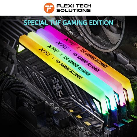 XPG SPECTRIX D41 RGB 3200 MHZ 8GB DDR4 RGB Gaming RAM Flexi Tech