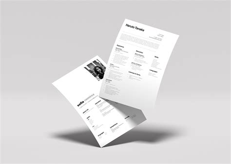 Free Architecture Cv Resume Templates Behance