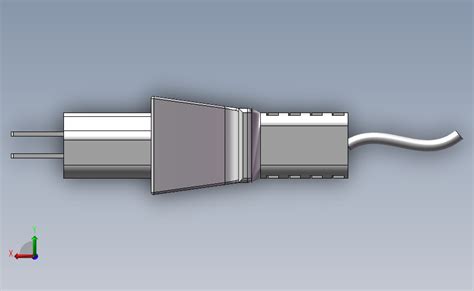 插头solidworks 2013模型图纸下载 懒石网