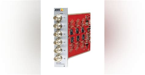 Axis Q7436 Video Encoder Blade And Q7920 Video Encoder Chassis
