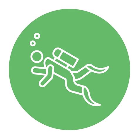 Premium Vector Scuba Diving Vector Illustration