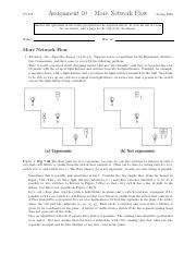 Hw Pdf Cs Assignment More Network Flow Spring Answer The Questions In The