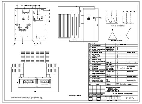 2500Kva Liquid Filled Loop Feed 3 Phase Pad Mounted Transformer 27 6Kv To 600V