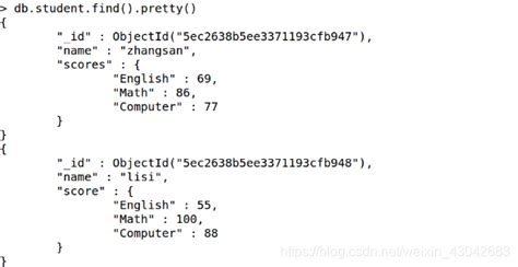 大数据——mongodb数据库操作实例mongodb数据库设计案例 Csdn博客