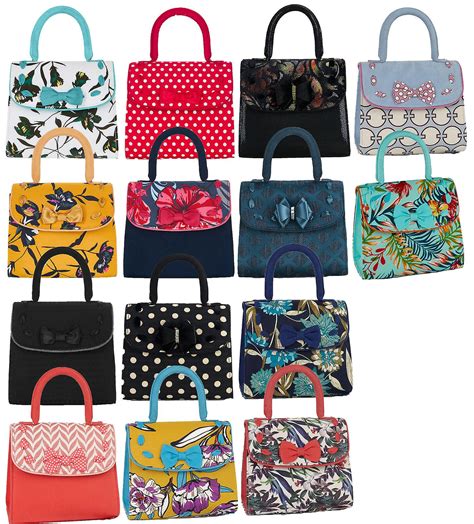 Ruby Shoo Womens Santiago Fabric Top Handle Bag Fruugo Uk