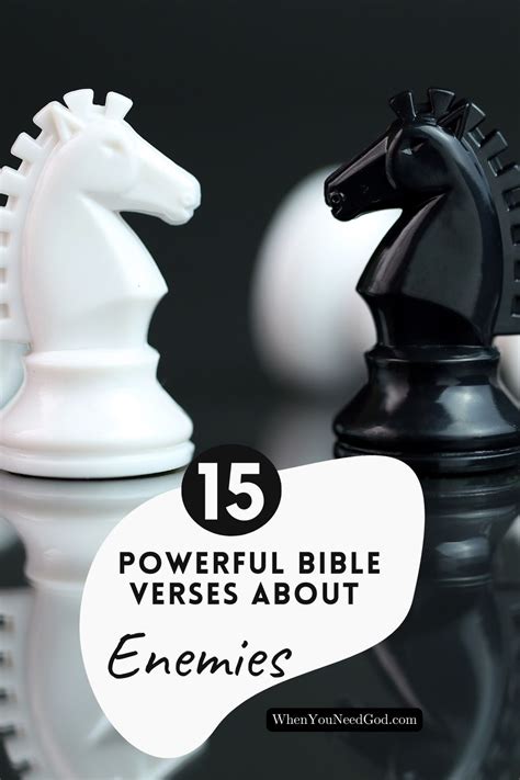 15 Powerful Bible Verses About Enemies Dealing With Them When You