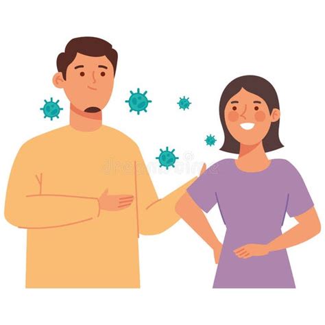 Monkeypox Infected Couple Stock Vector Illustration Of Epidemic