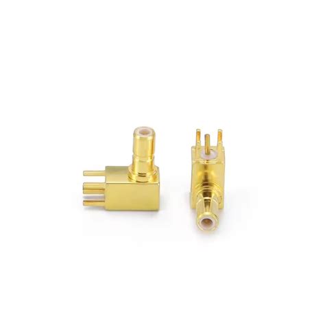 Right Angle Mini Smb Male Rf Coax Connector Vinstronics High
