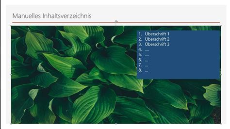 Powerpoint Inhaltsverzeichnis So Erstellst Du Eine Gliederung