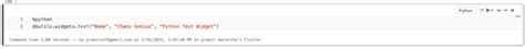 Databricks Widgets 101—make Your Notebooks Interactive2025