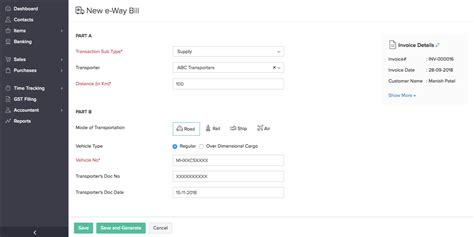 A Clear Path For The E Way Bill In Zoho Books Zoho Blog