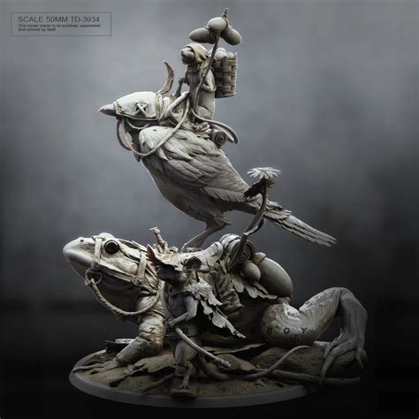 50mm Resin Model Kits Figure Colorless And Self Assembled Td 3934