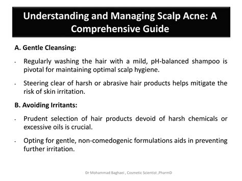 Understanding And Managing Scalp Acne A Comprehensive Guide Pptx Ppt