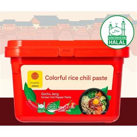 [korea] Halal Certified Korean Monggo Gochujang 500g Spicy Red Pepper