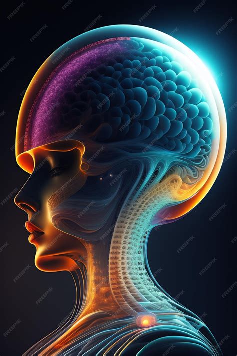 Premium Photo Photo Brain With Active Neurons Human Thinking