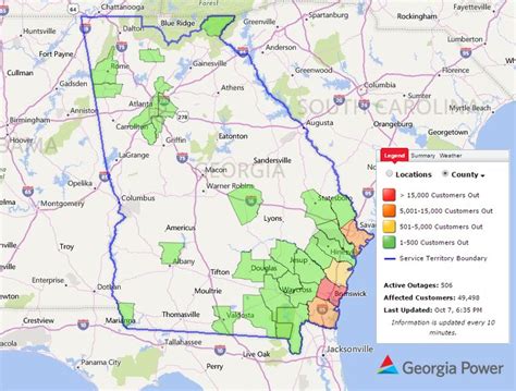 Georgia Power Power Outage Map Eunice Rosalinde