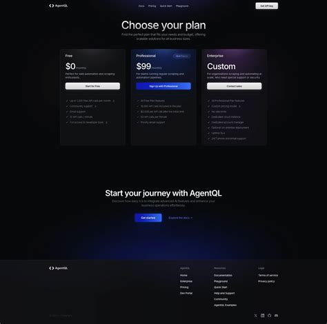 agentql website design lapa ninja