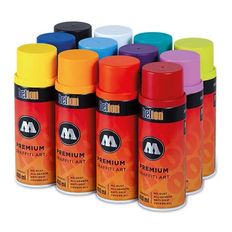 Molotow Belton Premium Spray Paint 12 Pack Kopen Bij Suitup Art Supplies