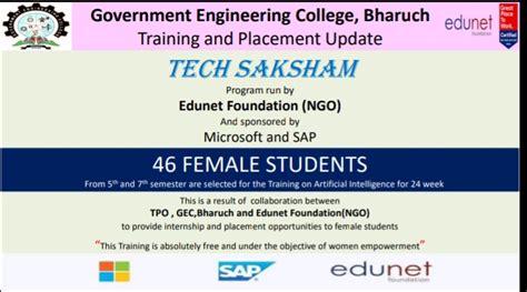 placement notice board government engineering college bharuch tech