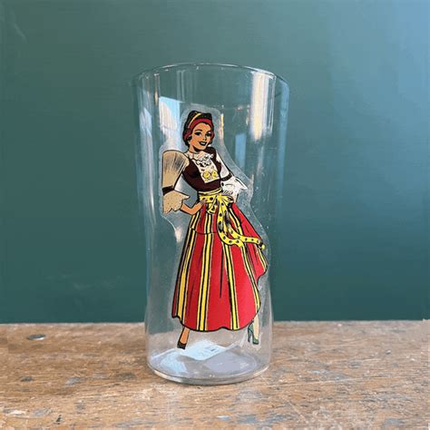 Vintage 1950s Nude Girl Novelty Glasses Naughty Vintage Collectible