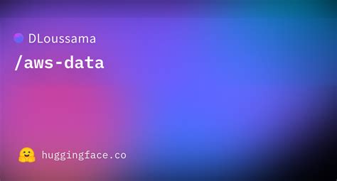 Dloussama Aws Data · Datasets At Hugging Face