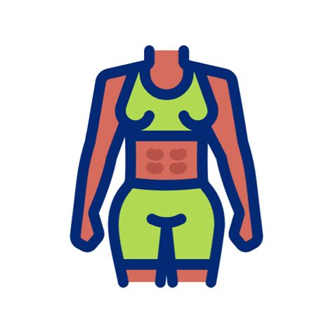 Abs Animated Icon Free Wellness Animated Icon