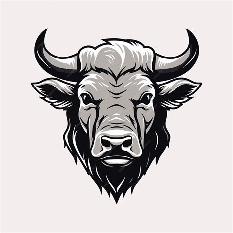 Premium Vector Buffallo Logo Design Vector Template