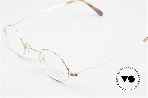 Glasses Savile Row Oval 3824 14kt Rolled Gold Frame