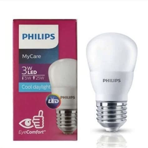Jual Lampu Led Philips 3 Watt Putih Shopee Indonesia