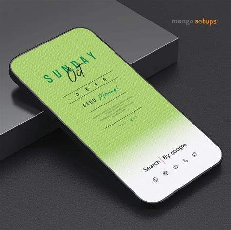 Green Texture Nova Launcher Android Home Screen Setup No392