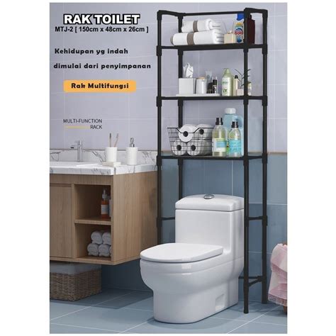 Jual Rak Toilet Rak Wc Rak Handuk Sabun Rak Kloset Mtj 2 Rak Kamar