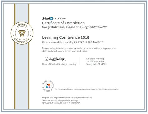 Siddhartha Singh Pmp On Linkedin Learning Projectmanagement