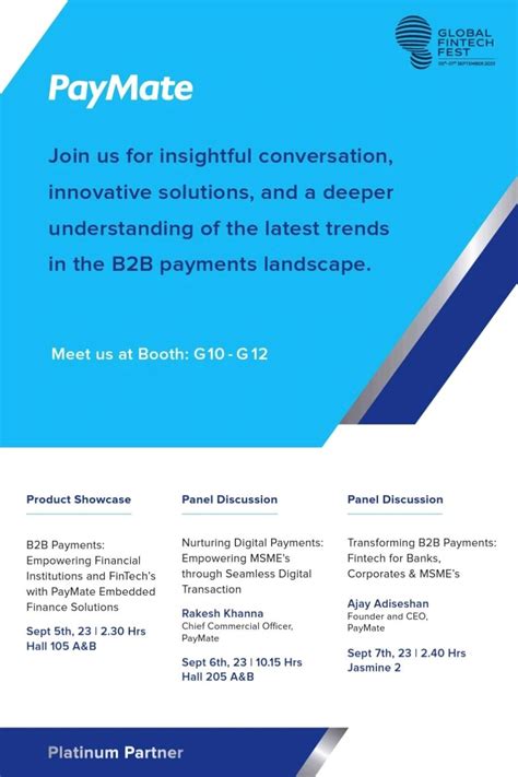 Rajat Yadav On Linkedin Meet Us Global Fintech Fest