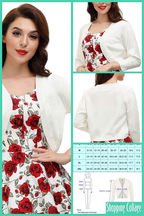 Belle Poque Womens 34 Sleeve Bolero Shrug Open Front Knit Cropped