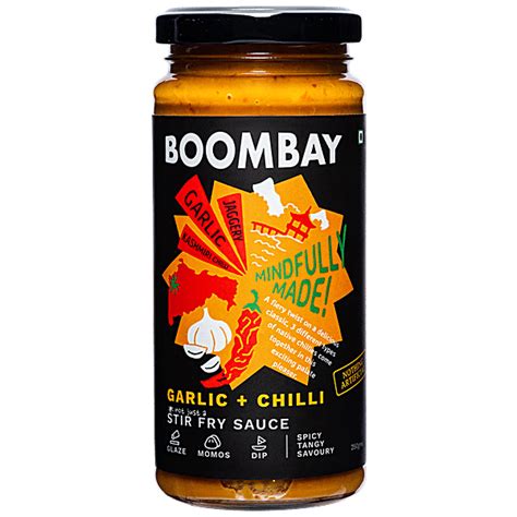 Buy Boombay Garlic Chilli Stir Fry Sauce Spicy And Tangy Online At