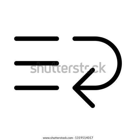 Descend Sorting Arrow List Arrangement Prioritize Stock Vector Royalty