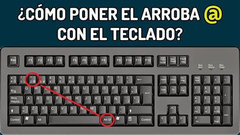 Como Poner El Arroba En El Teclado Gris Image To U