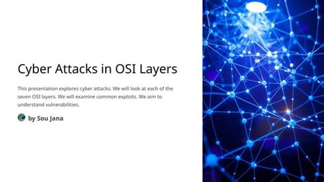 Cyber Attacks In Seven Osi Layers Pptx
