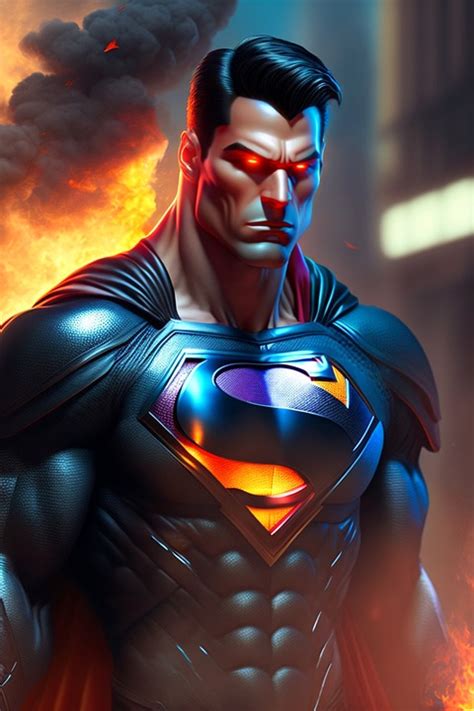Download Ai Generated Evil Superman Royalty Free Stock Illustration