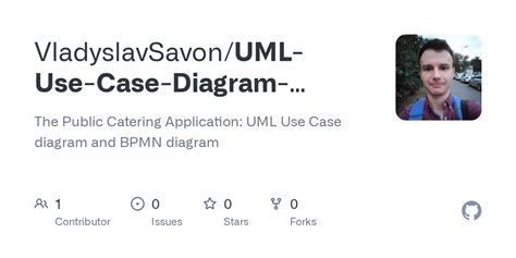 Github Vladyslavsavon Uml Use Case Diagram Bpmn Diagram Public Catering Application The
