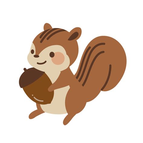 リス かわいいフリーイラスト素材集【ぴくらいく】｜商用利用可
