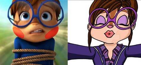 Alvin And The Chipmunks Simon And Jeanette Kiss