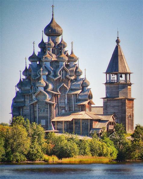 Church In The Republic Of Karelia A Masterpiece Of Wooden Architecture